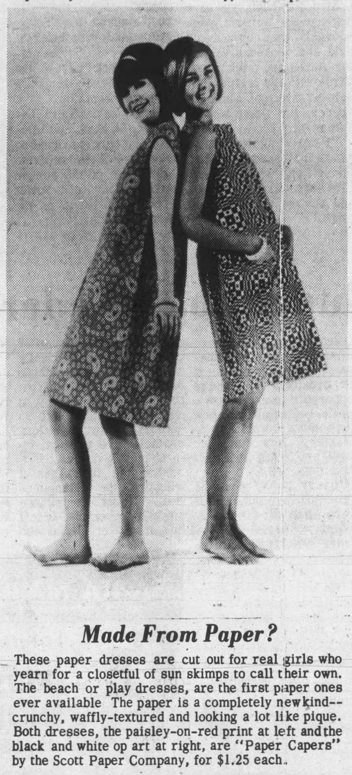 Waste Basket Boutique paper dresses were made in Asheville by Mars ...