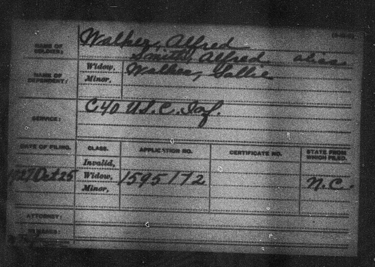 Alfred Walker - Asheville Museum of History